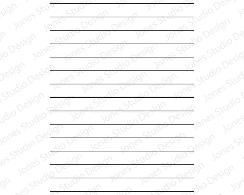 Lined Paper Svg, Printable, Lined Notebook Svg, Paper Lines Svg, School ...