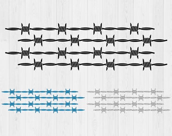 Barbed Wire Svg Printable Barb Wire Svg Wire Svg Cable - Etsy