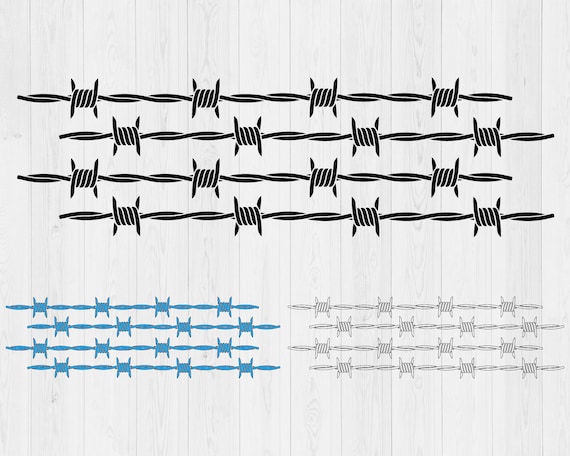 Barbed Wire Svg Printable Barb Wire Svg Wire Svg Cable - Etsy