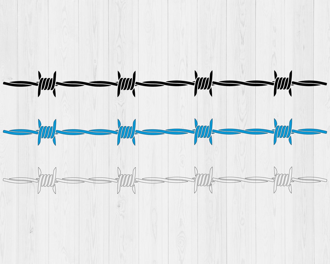 Barb Wire Svg, Printable, Barbed Wire Svg, Wire Svg, Cable Svg, Fence ...