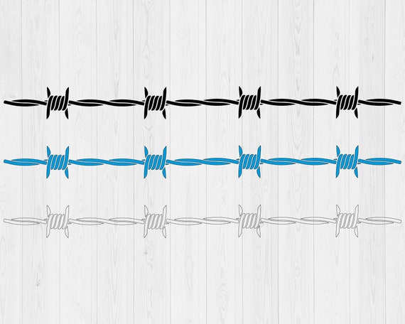 Barb Wire Svg Printable Barbed Wire Svg Wire Svg Cable - Etsy
