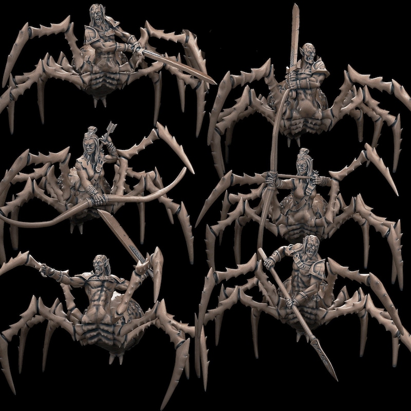 Drow Miniature Pack - Etsy