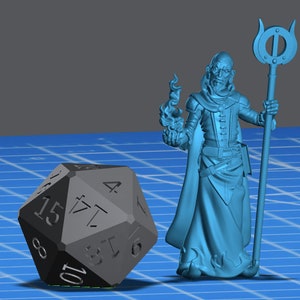 Mordenkainen / Mad Mage - 32mm/28mm RPG Miniature for Curse of Strahd ...