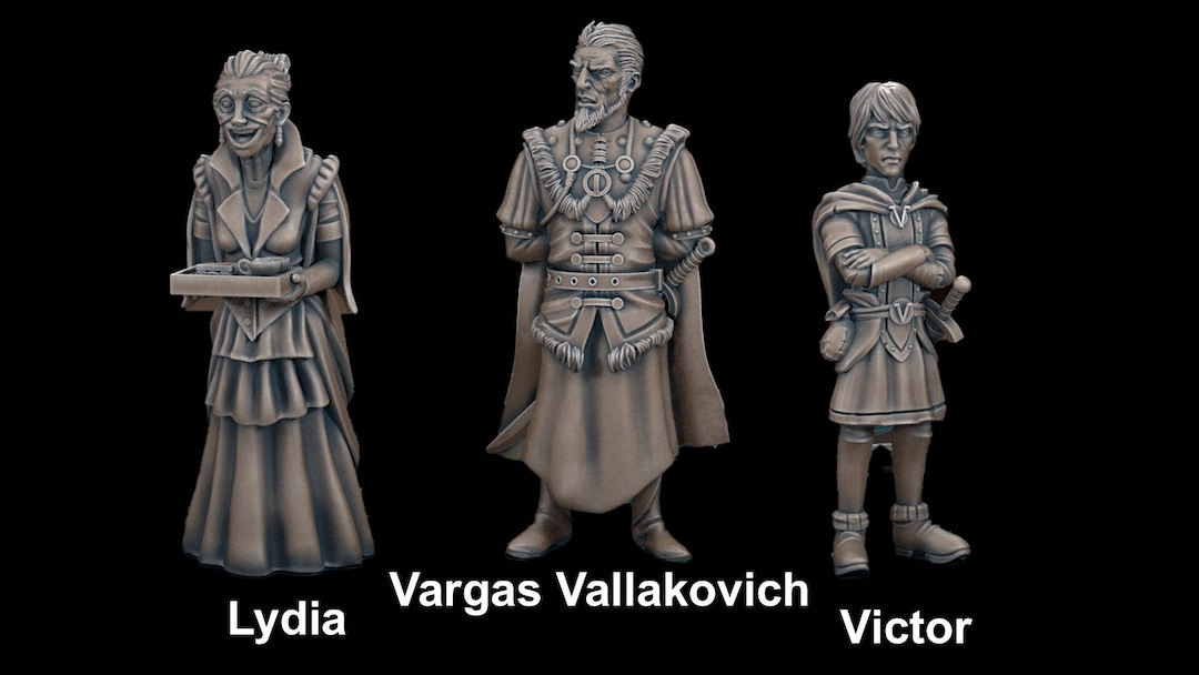 Vargas/lydia/victor Vallakovich (individual or Bundle) - 32mm/28mm RPG ...