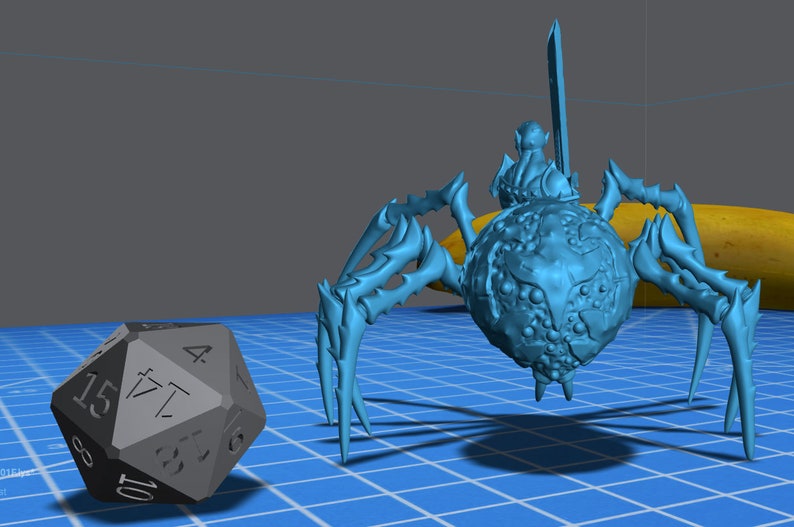 Drider With Sword 32mm/28mm DND Miniature for Wargaming RPG - Etsy