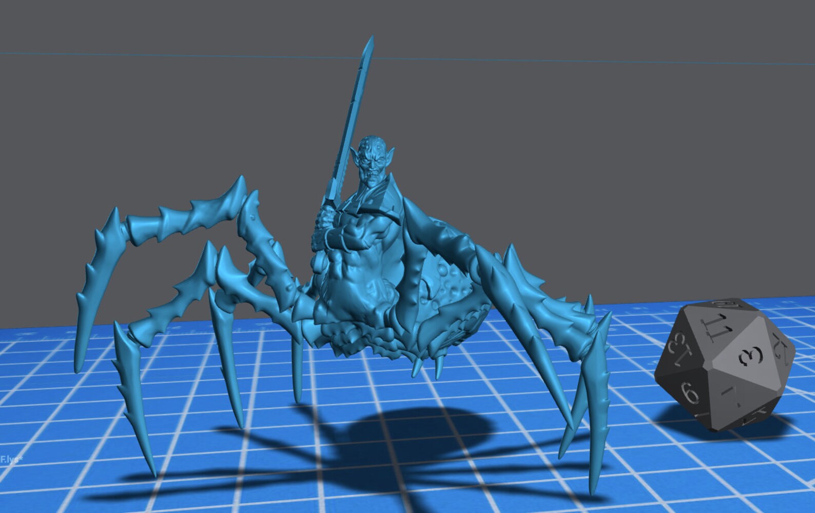 Drider With Sword 32mm/28mm DND Miniature for Wargaming RPG - Etsy