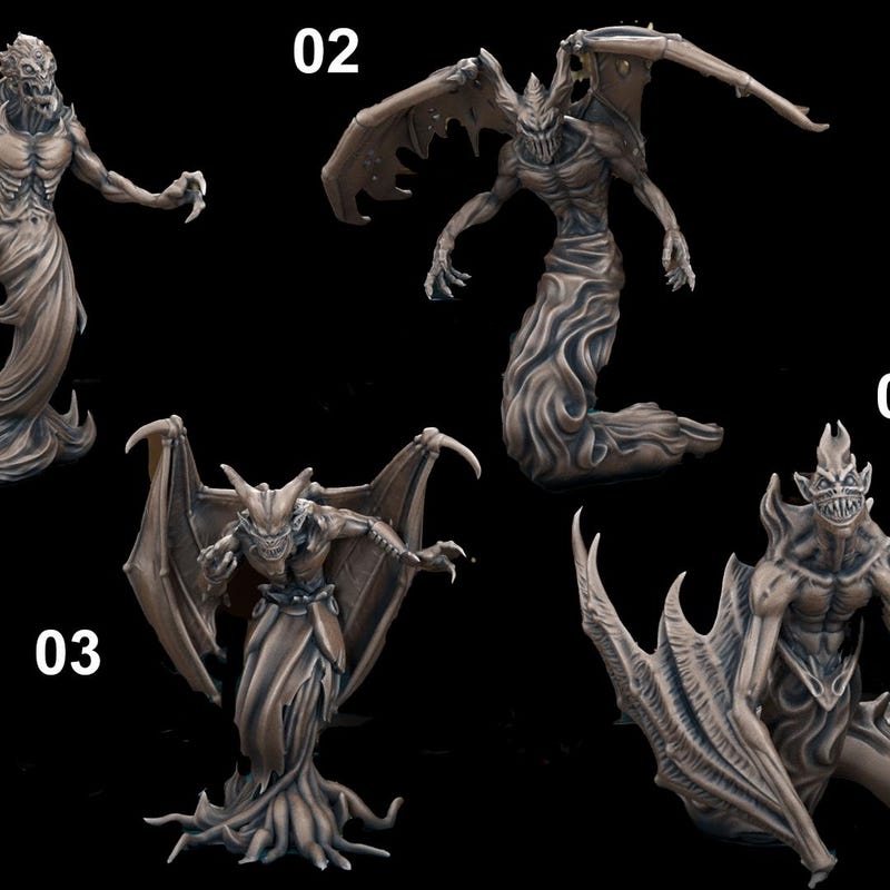Dnd Demon Figures - Etsy