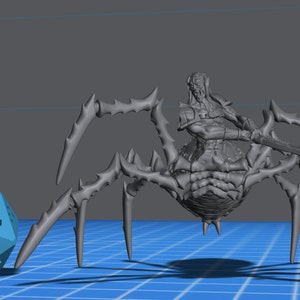 Drider With Sword DND Miniature 32mm/28mm for Wargaming, RPG ...