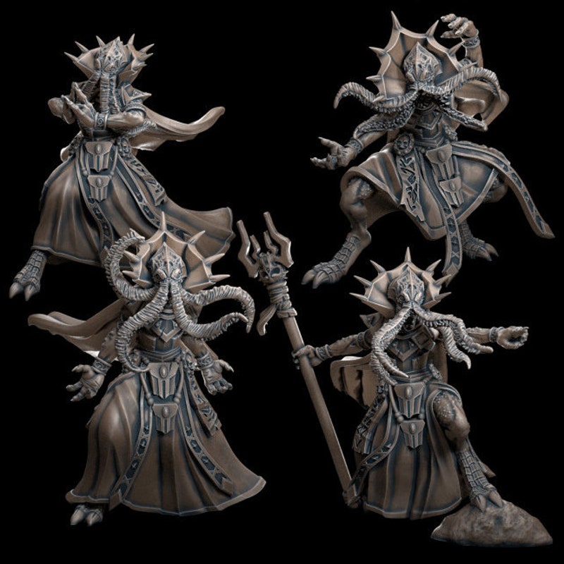 Mindflayer Miniature 32mm - Etsy