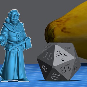 Father Donavich and Doru (individual or Bundle) - 32mm RPG Miniature ...