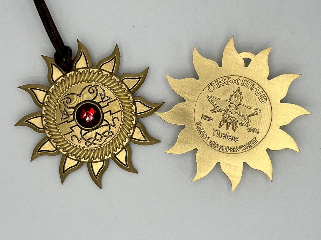Amulet of Achievement - Holy Symbol of Ravenkind - Painted/unpainted ...