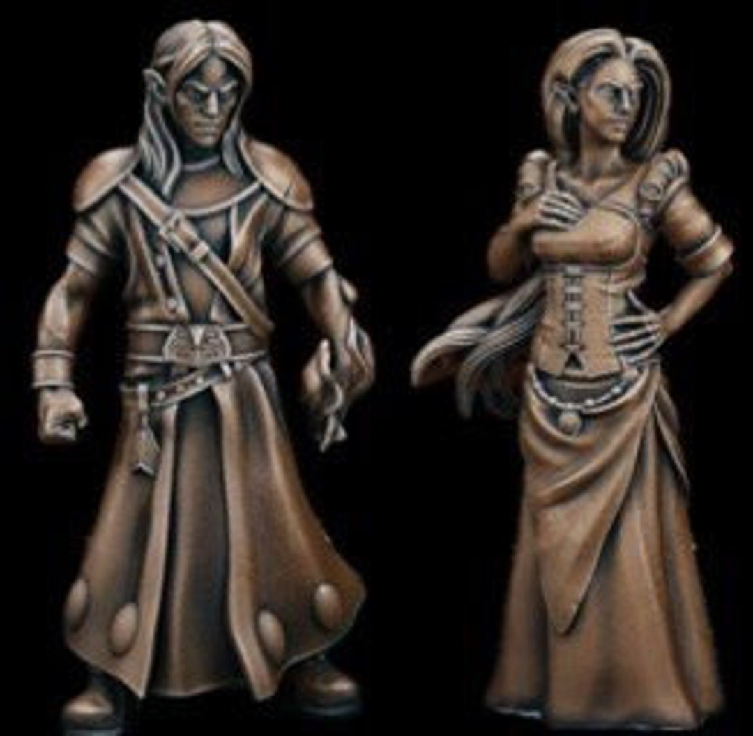 Kasimir and Patrina (individual/bundle) - 32mm/28mm RPG Miniature for ...