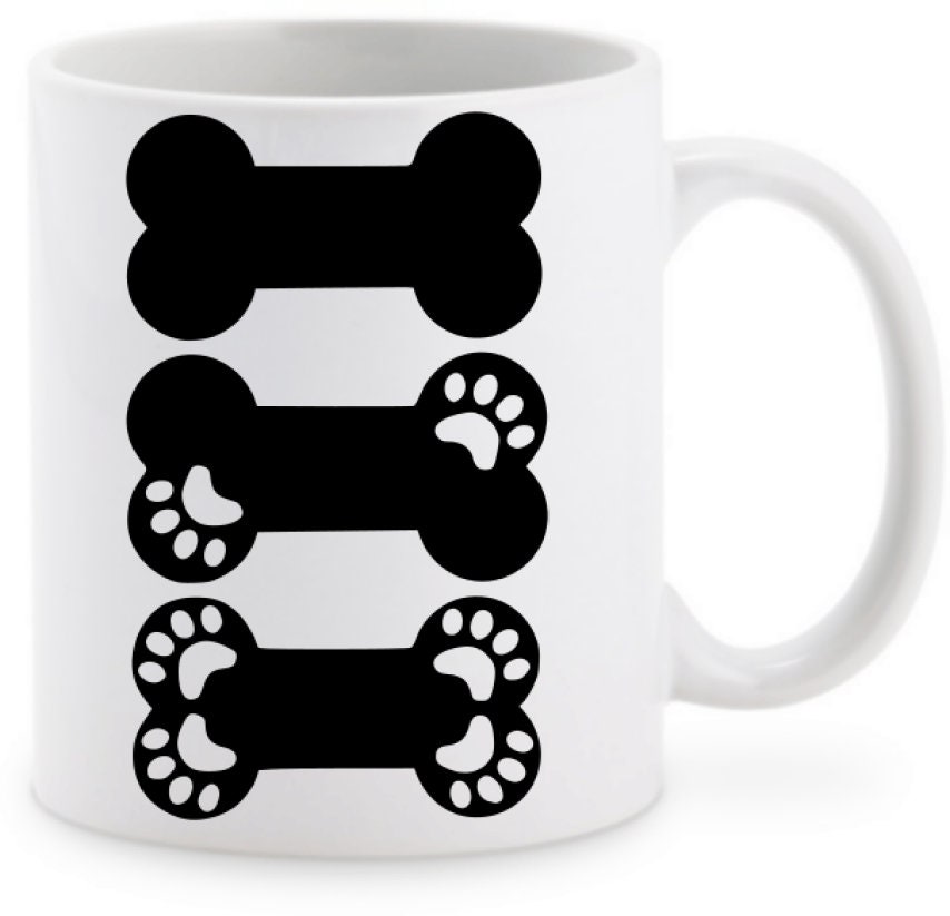 Hundeknochen und Pfoten png JPG SVG DXF - Etsy.de