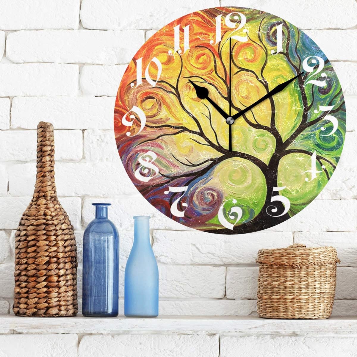 Tree of Life Garden Wall Clock 10 Inches Diameter Perfect - Etsy