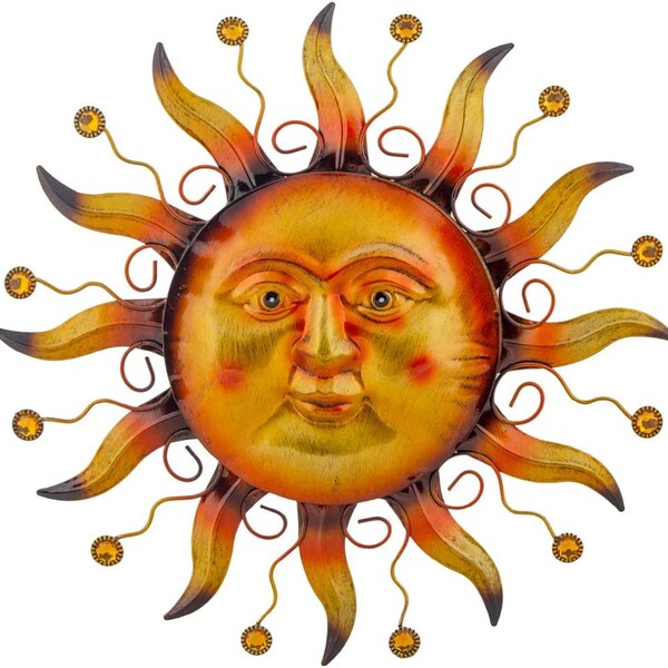 Metal Sun Wall Art - Etsy