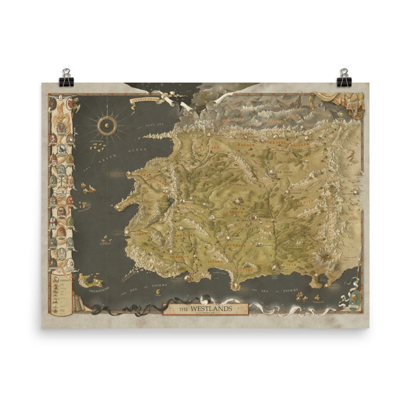 New World Map British - Etsy