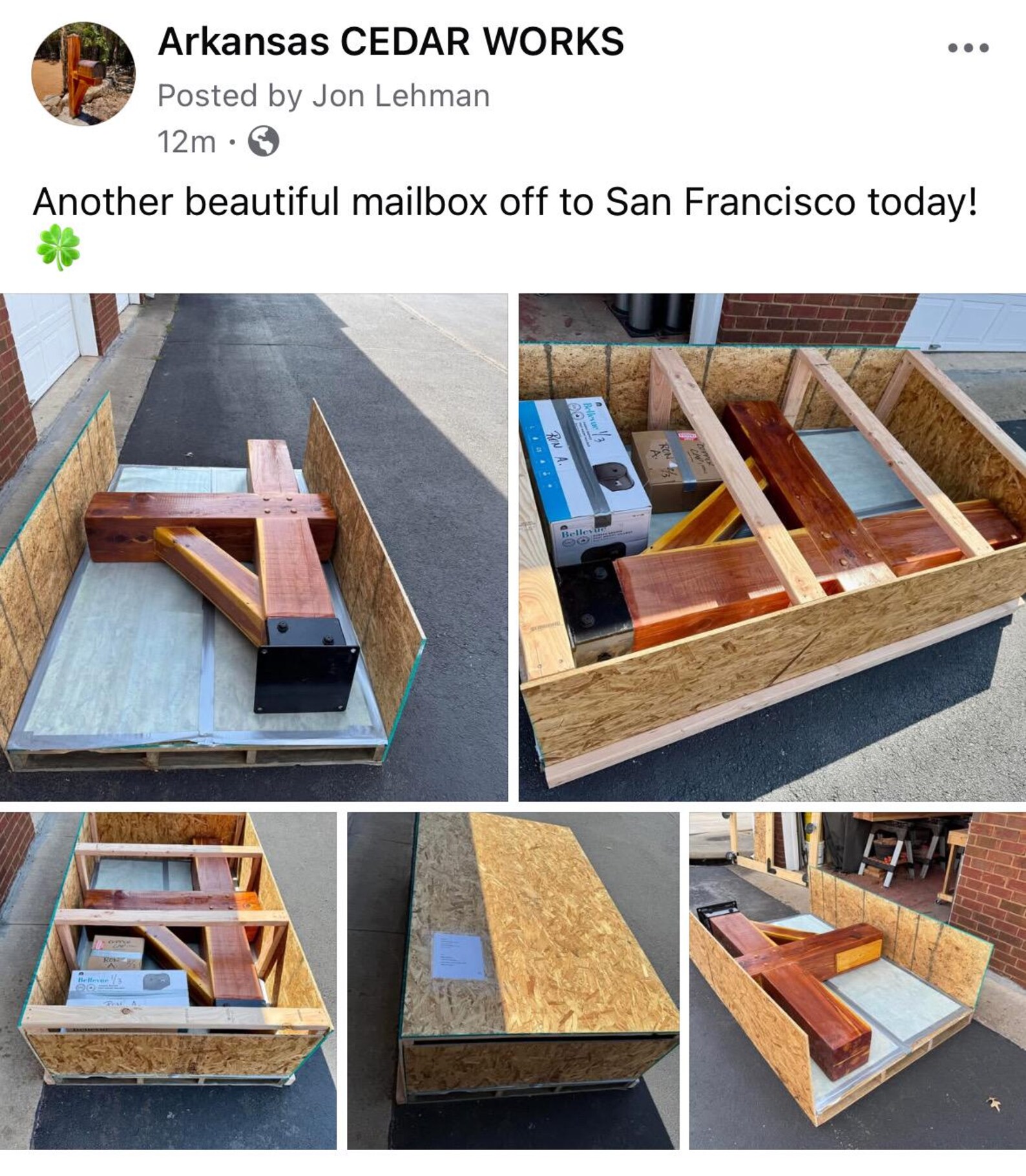 Cedar Mailbox Post With Copper Mailbox - Mortise & Tenon Joinery - Etsy