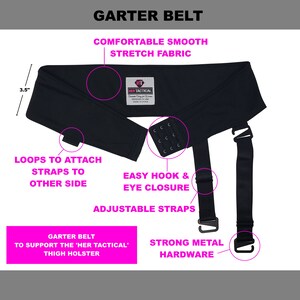 Luxury Thigh Holster & Garter Belt by HER TACTICAL - Sold Separately - Etsy