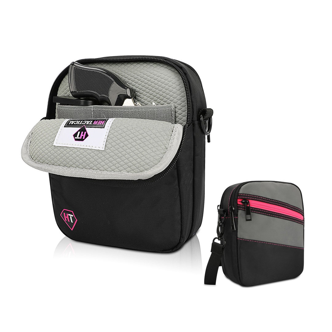 HER TACTICAL Concealed Carry Crossbody Gun Bag for Compact Handgun ...