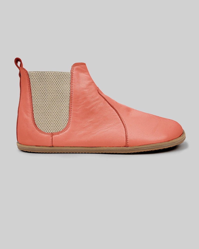 Zero Drop Boots - Leather Chelsea Wide Toe Box - Elastic Side Panels ...