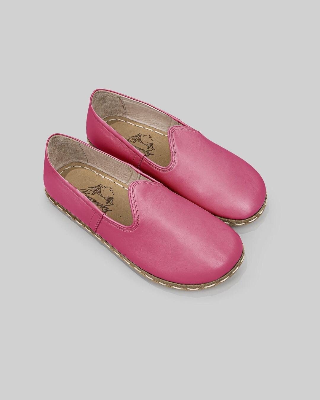 Zero Drop Barefoot Shoes - Minimalist Leather Slip Ons - Wide Toe Box ...