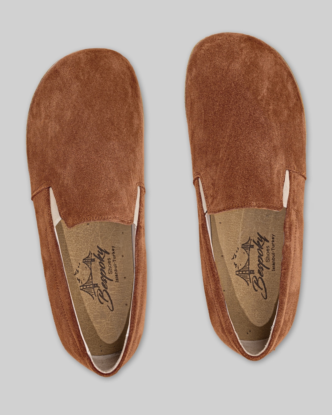 Suede Tan Earthing Shoes, Grounding Shoes Women, Wide TOE Box ...