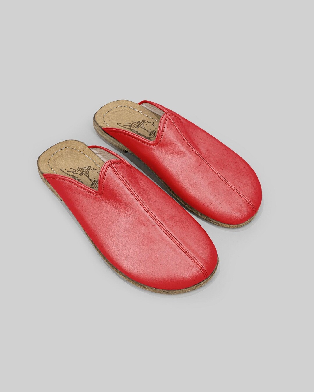 Wide Toe Box Shoes: Handmade Buffalo Leather Slippers, Breathable ...