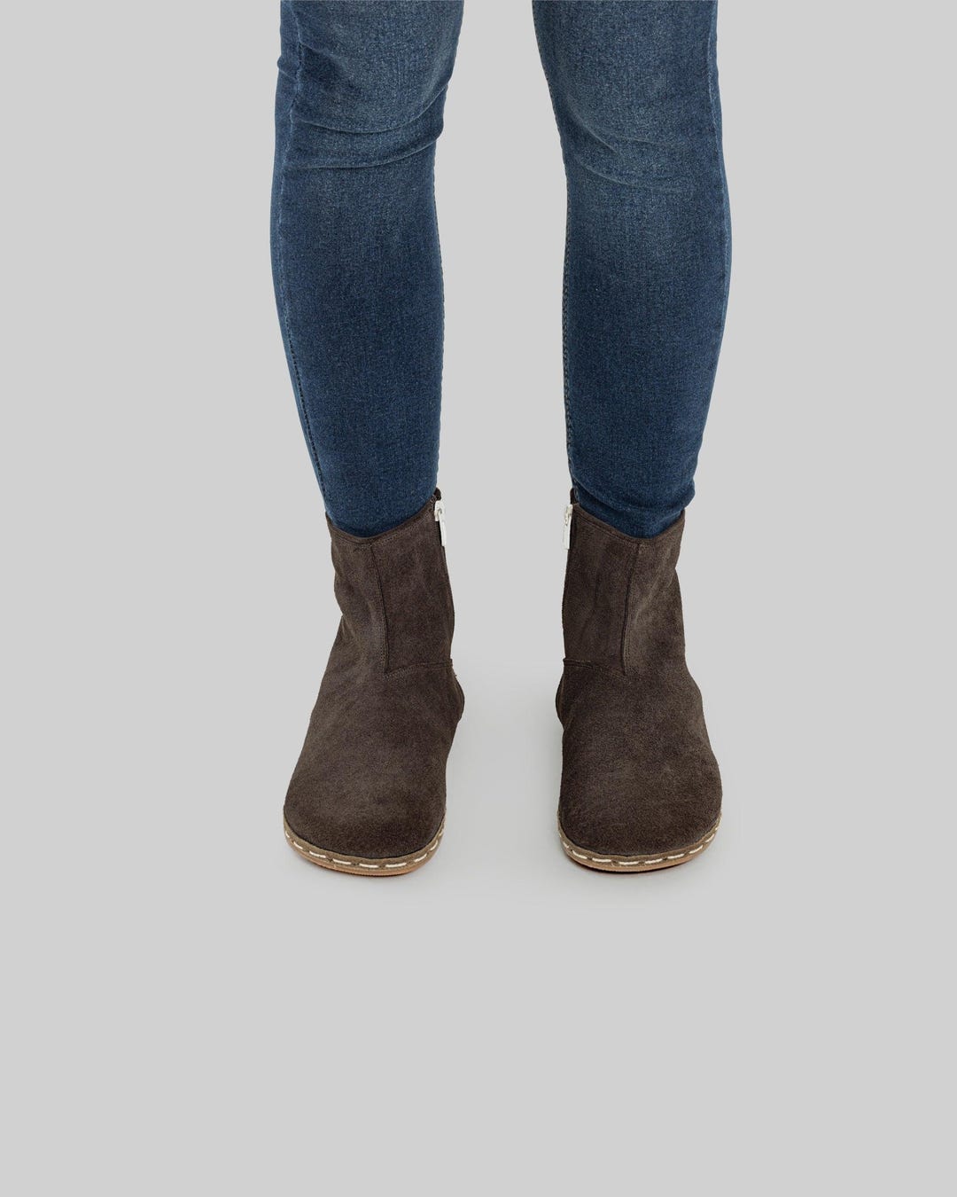 Zero Drop Barefoot Chelsea Boots Women - Wide Toe Box, Side Zipper ...