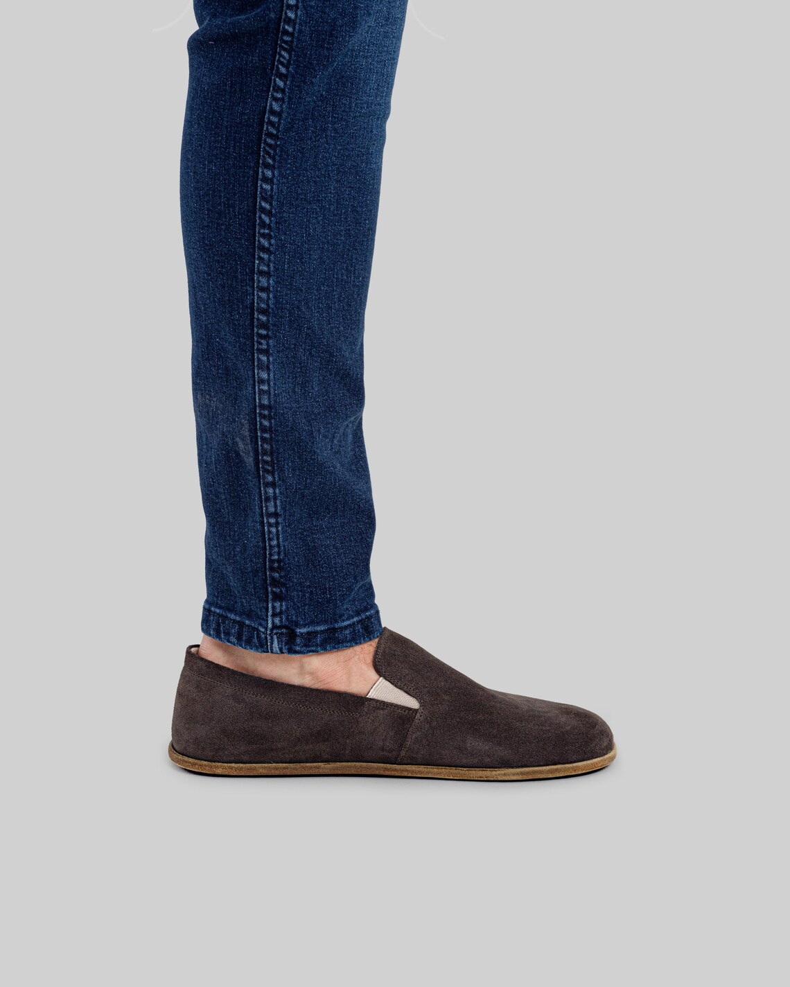 Leather Earthing Shoes, Grounding Shoes Women Brown SEUEDE, Wide TOE ...