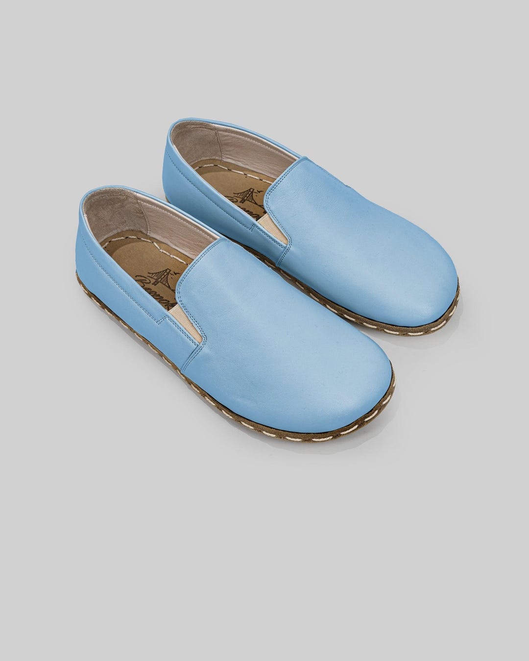 Wide Toe Box Barefoot Shoes, Zero Drop Design, Baby Blue Buffalo ...
