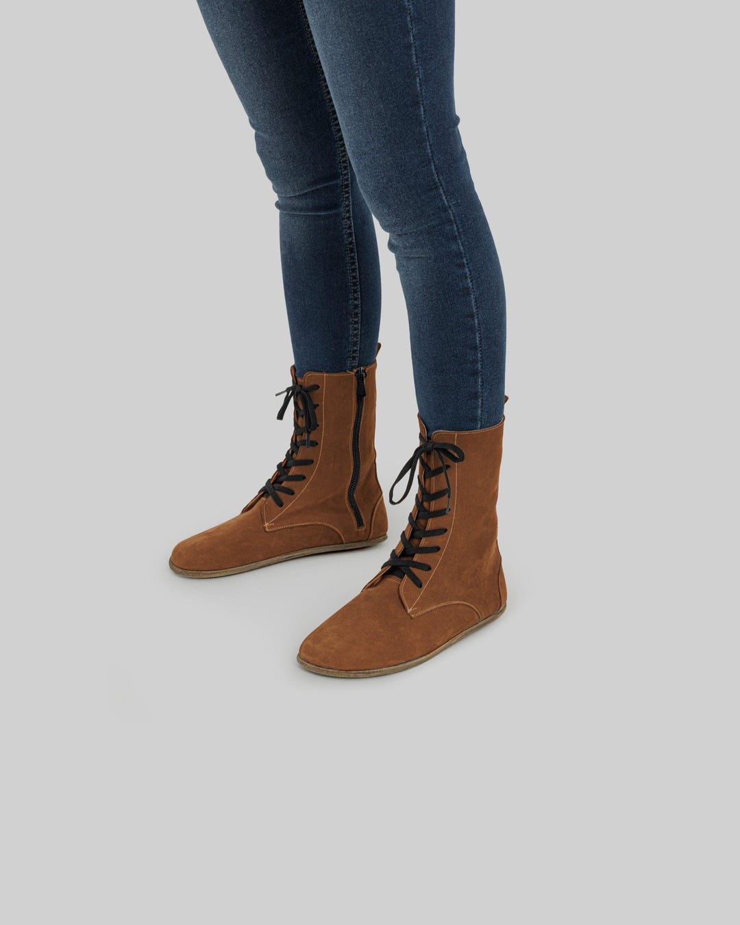 Wide Toe Box Barefoot Boots: Eco-friendly Handmade Leather Footwear ...