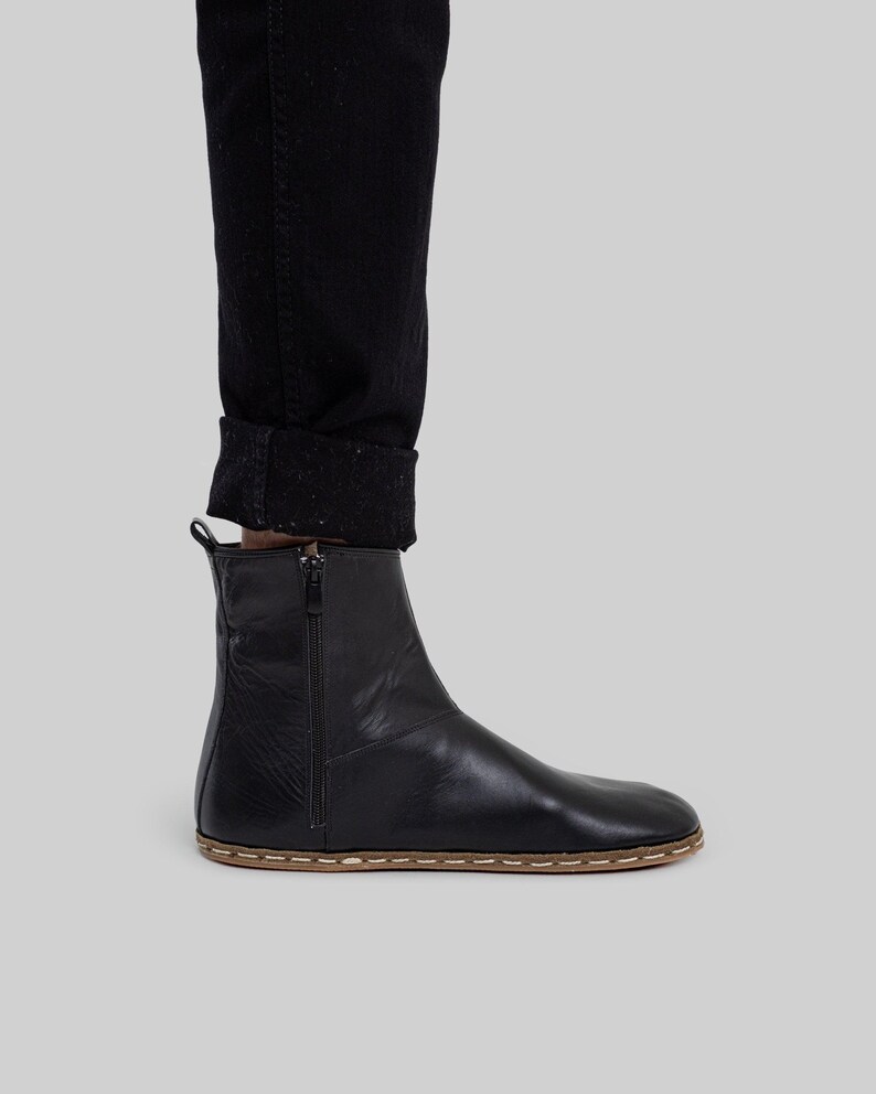 Zero Drop Barefoot Boots: Wide Toe Box, Flexible Sole, Leather Insole ...