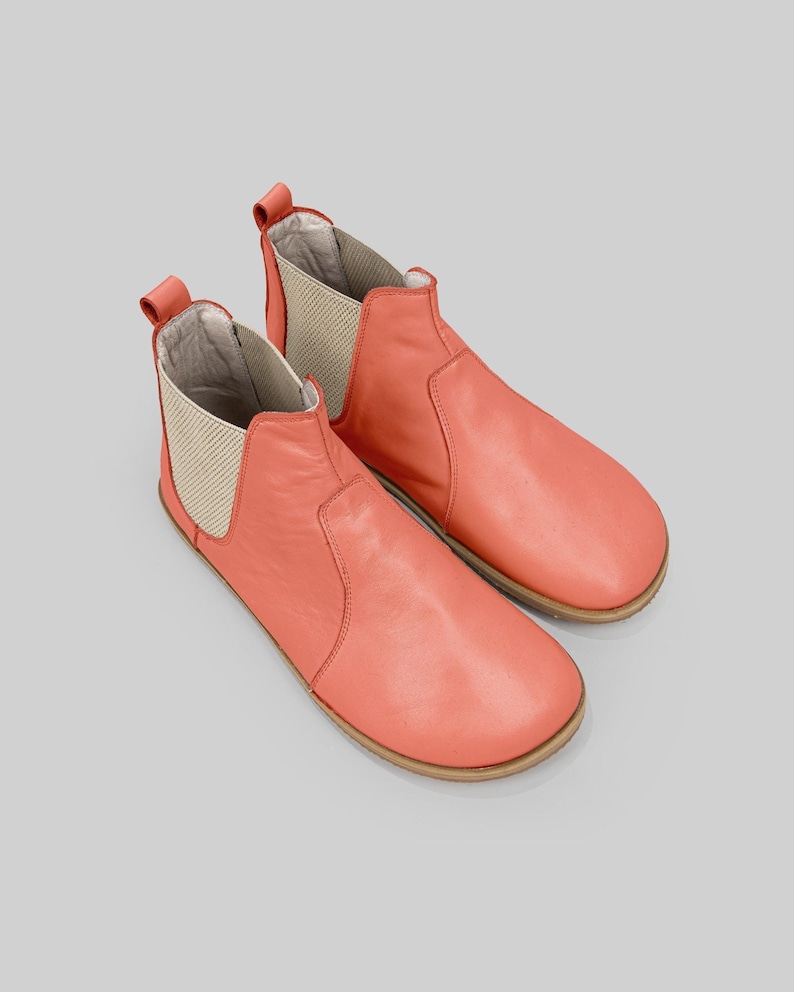 Zero Drop Boots - Leather Chelsea Wide Toe Box - Elastic Side Panels ...