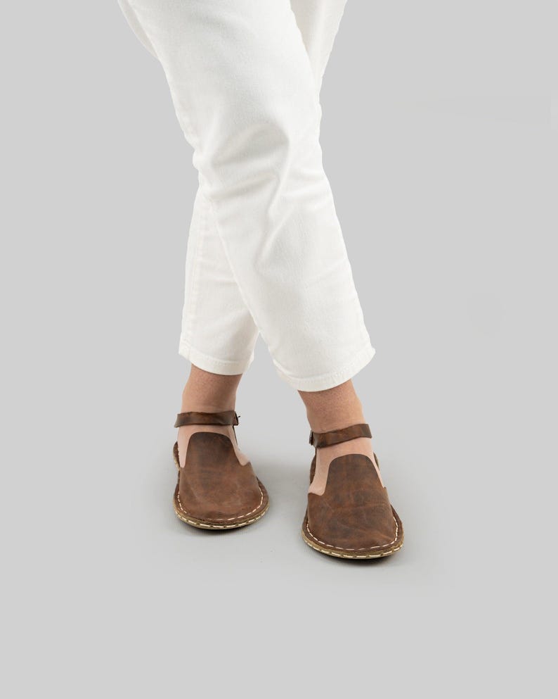 Wide Toe Box Sandals - Minimalist Leather Barefoot Footwear - Zero Drop ...