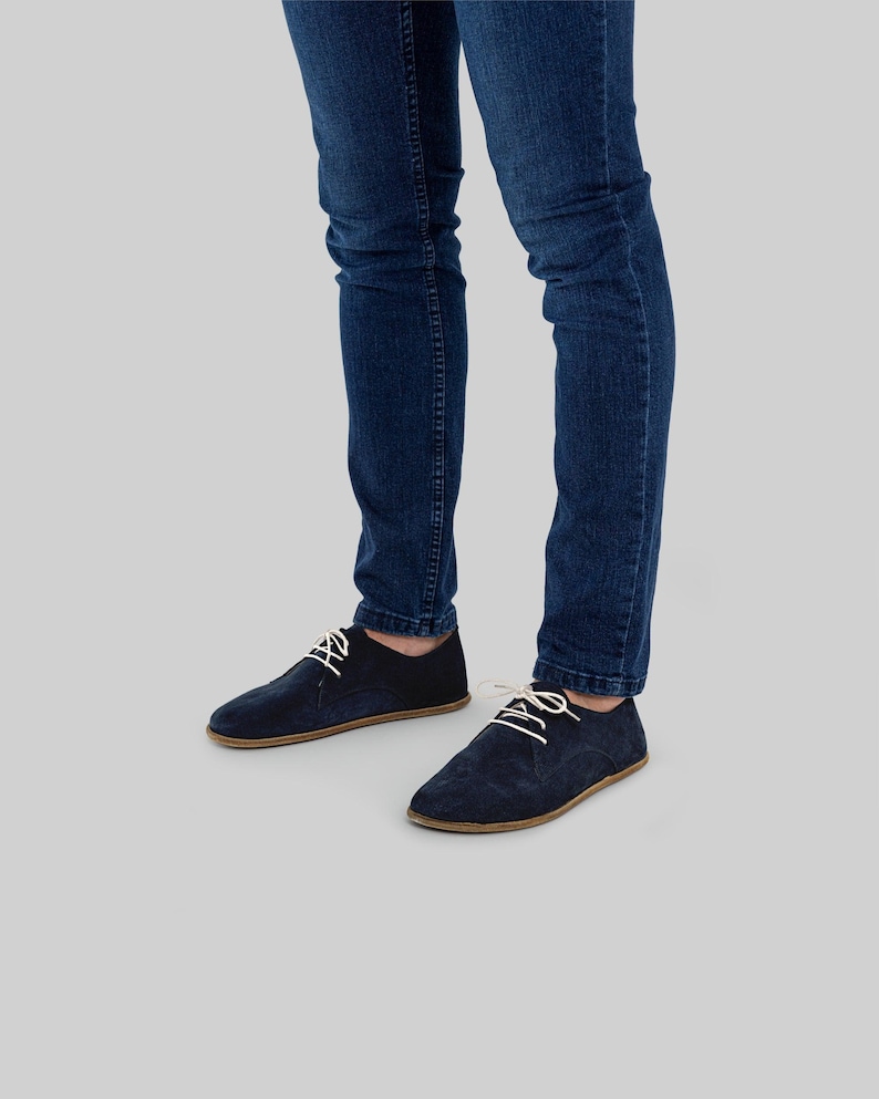 Barefoot Oxford Shoe: Wide Toe Box Design - Handmade Leather, Classic ...