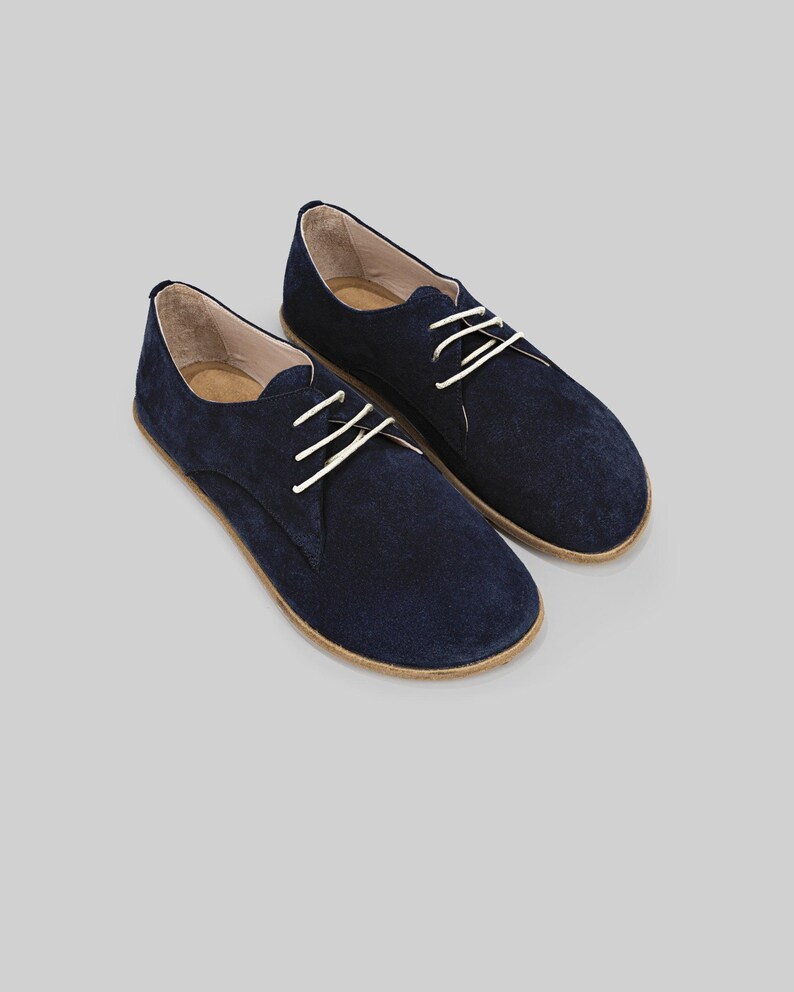 Barefoot Oxford Shoe: Wide Toe Box Design - Handmade Leather, Classic ...
