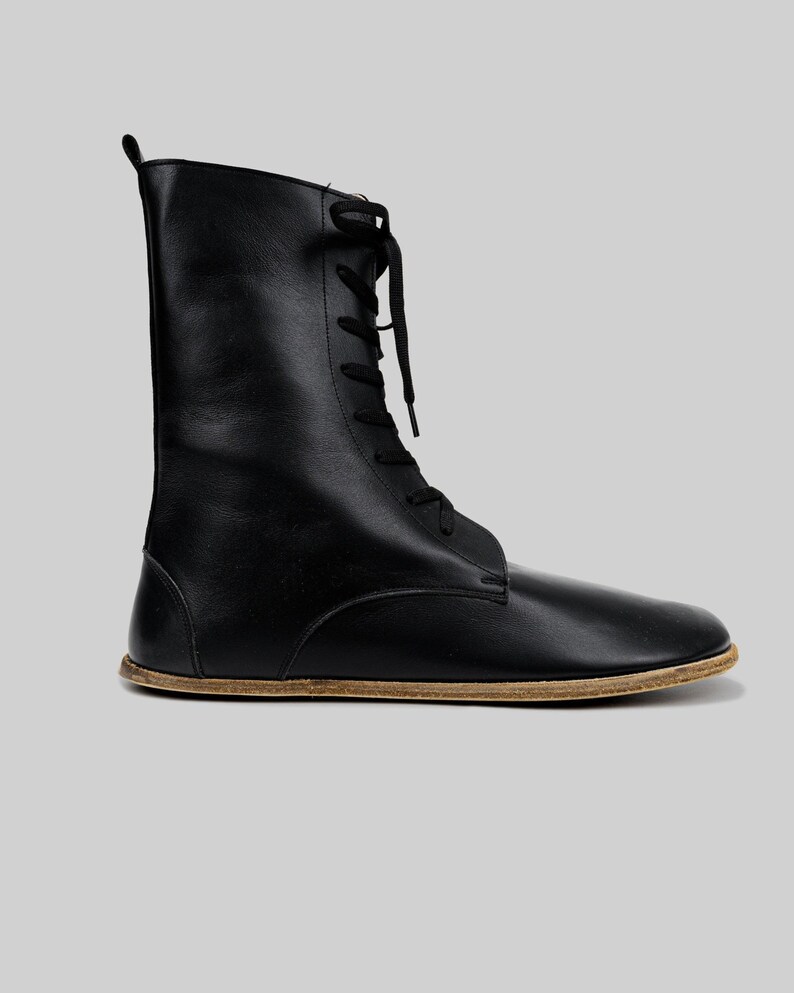 Wide Toe Box Boots - Barefoot Leather Footwear - Zero Drop Design ...