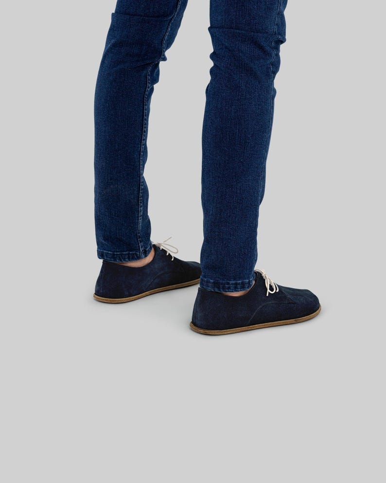 Barefoot Oxford Shoe: Wide Toe Box Design - Handmade Leather, Classic ...