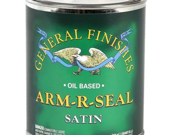 Arm R Seal Top Coat General Finishes Oil Based Urethane Wipe on Top ...