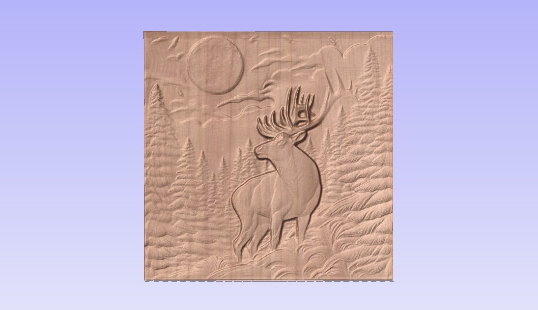 Elk 3d Stl for CNC - Etsy