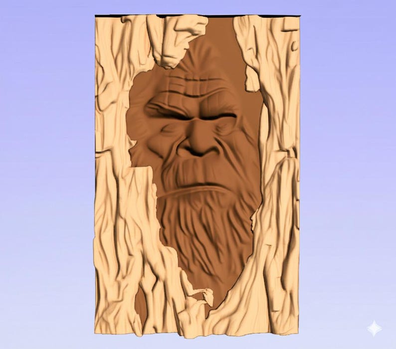 Bigfoot Tree Carving - Etsy