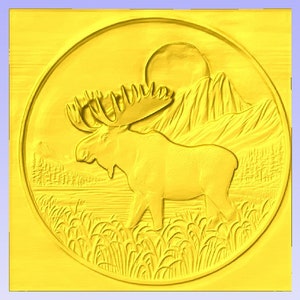 Moose 3d Stl for CNC - Etsy