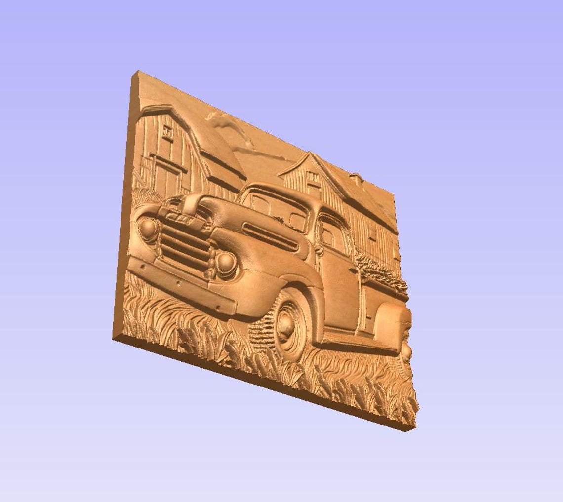 Farm Truck 3d Stl for CNC - Etsy