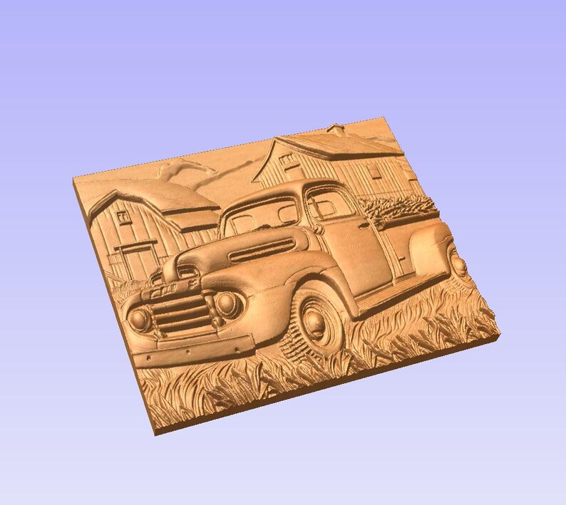 Farm Truck 3d Stl for CNC - Etsy
