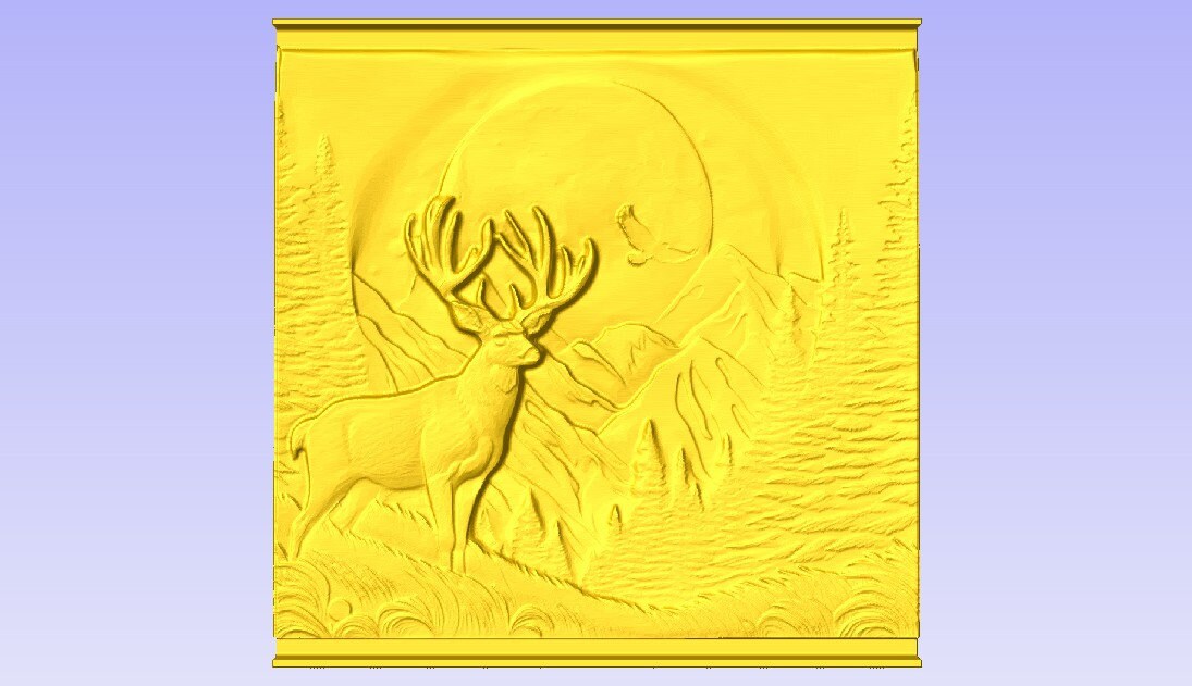 Deer 3d Stl for CNC - Etsy