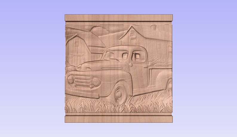 Farm Truck 3d Stl for CNC - Etsy Canada