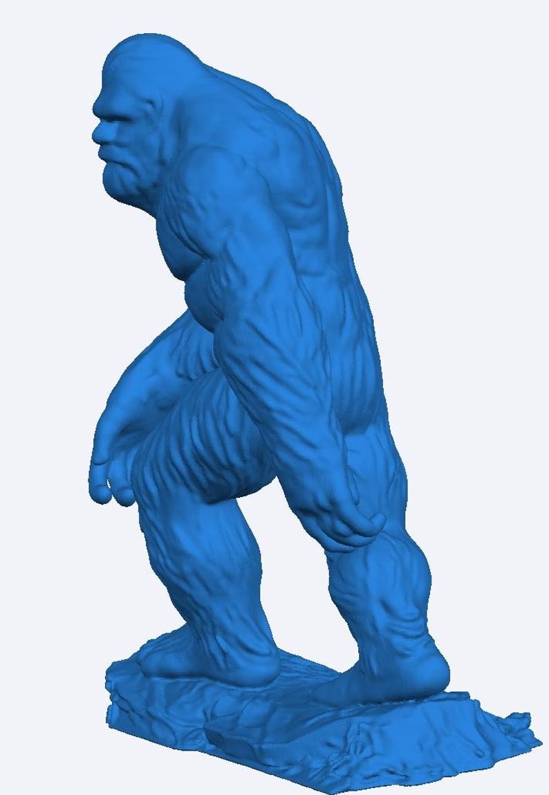Legend of the Forest – Bigfoot 3D Printable STL - Etsy