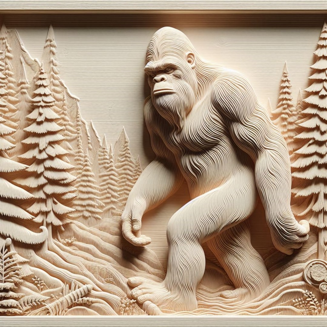 Bigfoot 3d Stl for CNC - Etsy