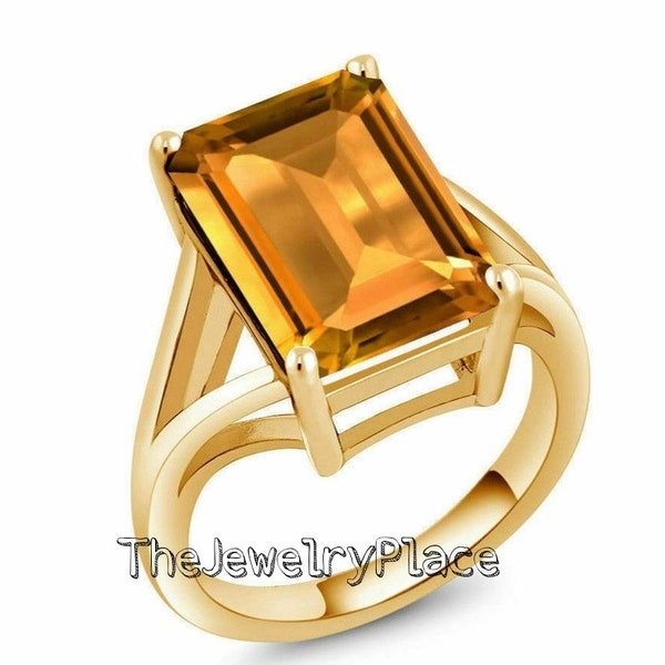Yellow Topaz Ring - Etsy