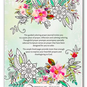 COLORING BOOK: My Coloring Prayer Journal - Etsy